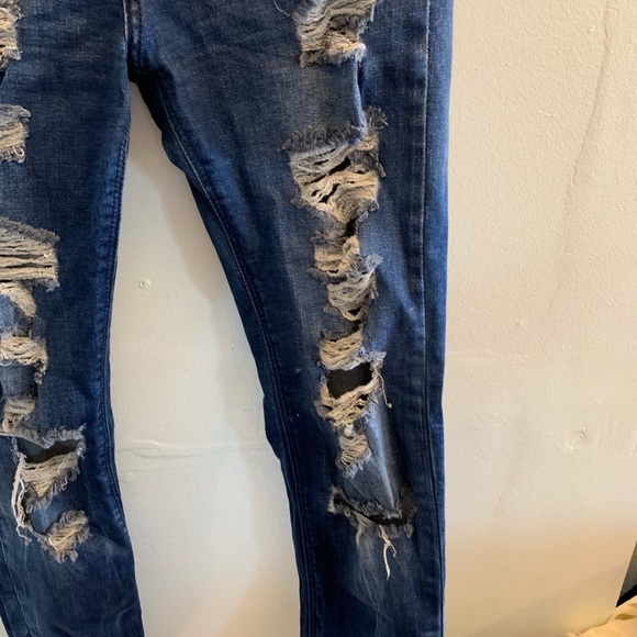 Bershka | Jeans | Bershka Super Skinny Ripped Jeans | Poshmark